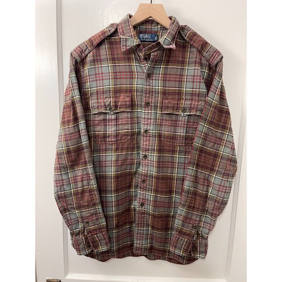Polo Ralph Lauren | Shirts | Vtg Polo By Ralph Lauren Mens Military ...